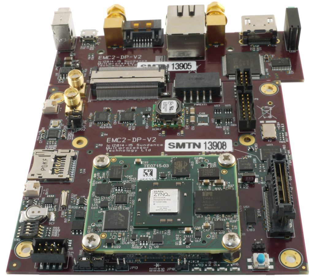 PCIe104 OneBank Board w. Xilinx Zynq Z7030 SoC FPGA