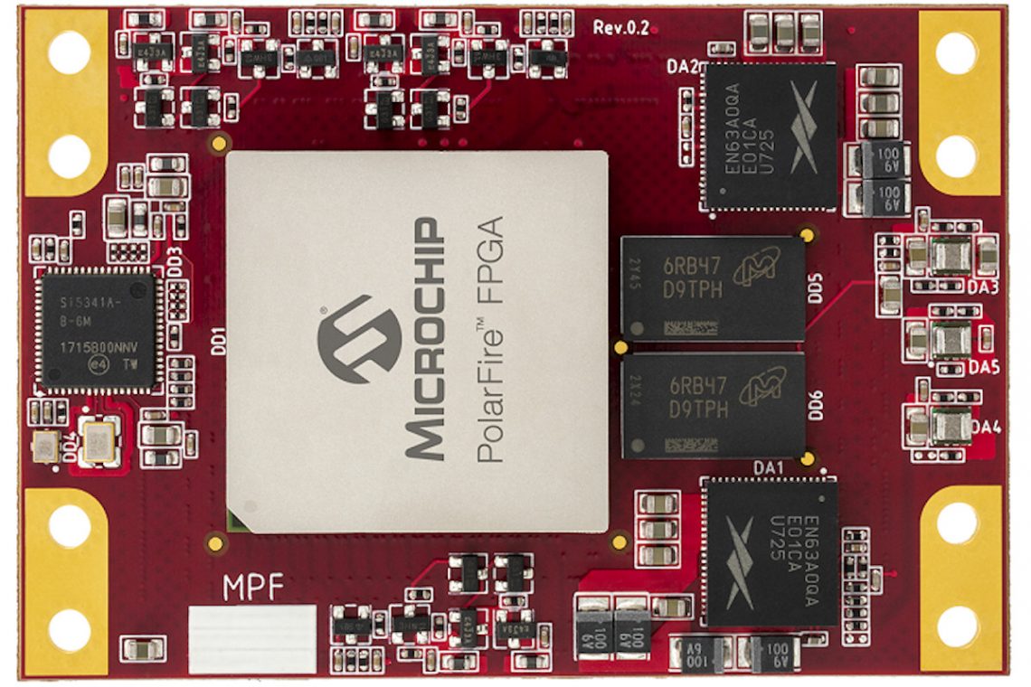 System On Module SOM based on PolarFire & PolarFire-SOC FPGA