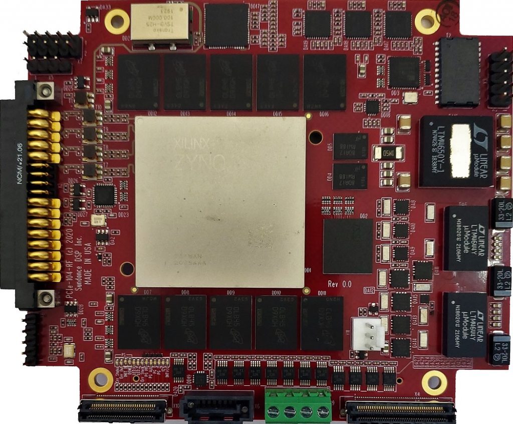 PCIe104 RFSOC development board with 8 ADC and 8 channels of DAC ...